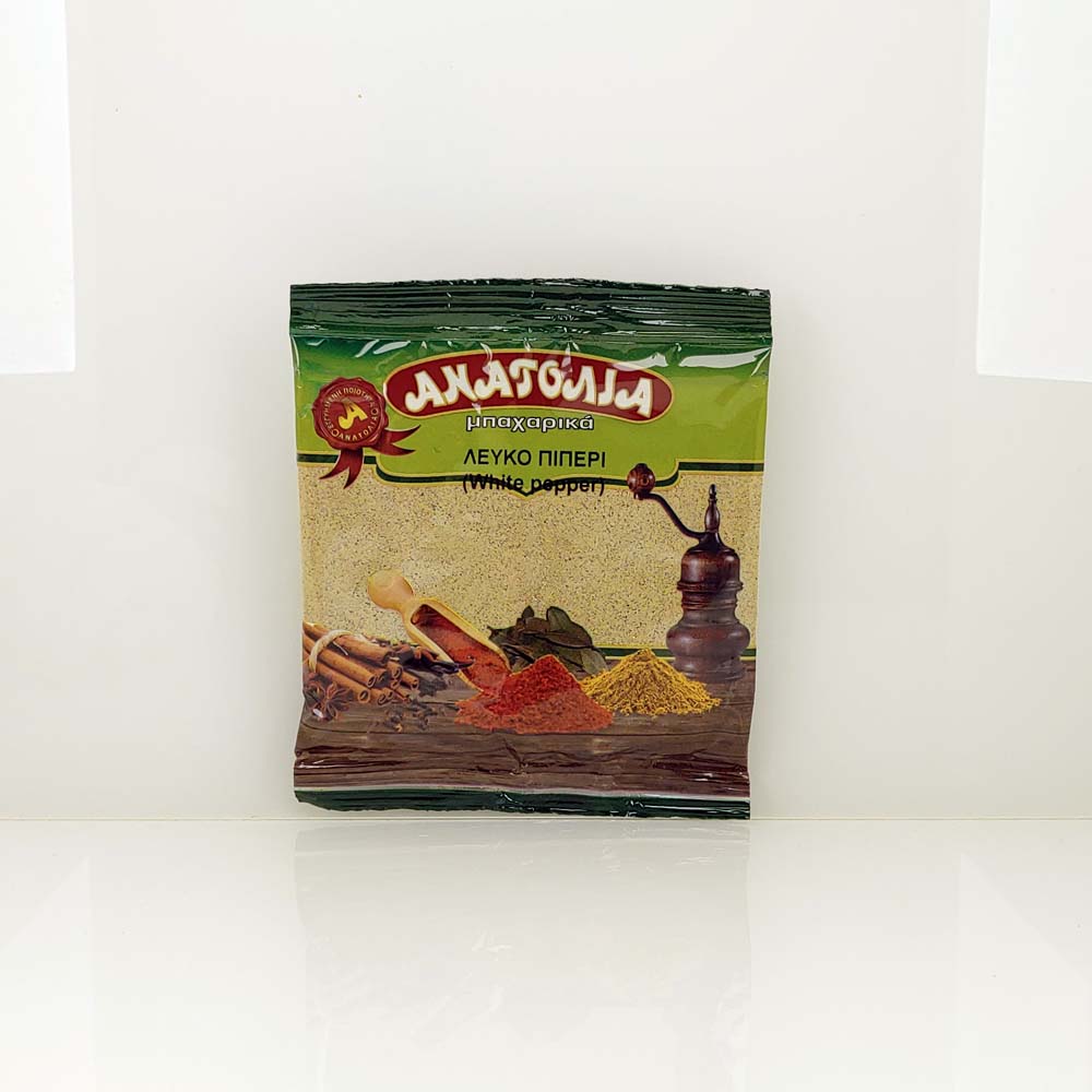 ΛΕΥΚΟ ΠΙΠΕΡΙ ΤΡΙΜΜΕΝΟ ΦΑΚΕΛΑΚΙ 50gr 250gr – ΜΠΑΧΑΡΙΚΑ ΑΝΑΤΟΛΙΑ
