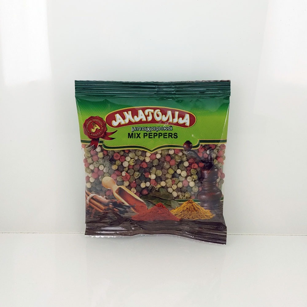 MIX PEPPERS ΦΑΚΕΛΑΚΙ 50gr 100gr 250gr – ΜΠΑΧΑΡΙΚΑ ΑΝΑΤΟΛΙΑ